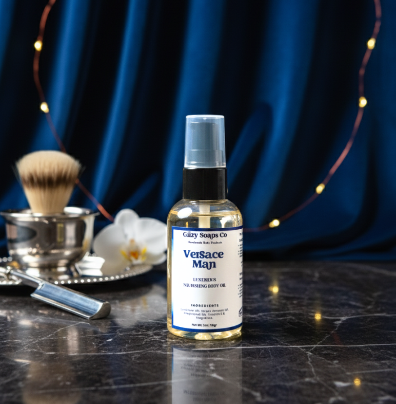 Versace Man Lux Body Oil – Giizy Soaps Co